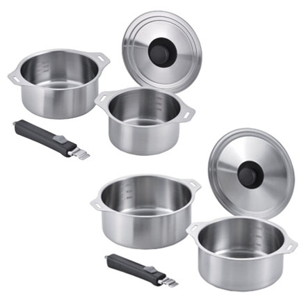 【燕三】ハンドル着脱式鍋2点セット（18・20cm）｜永久不滅ポイント・UCポイント交換の「STOREE SAISON（ストーリー セゾン）」