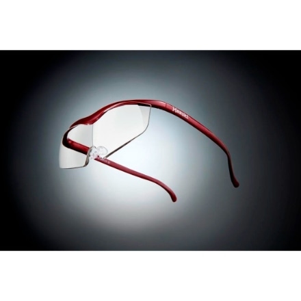 ハズキルーペ ラージ 1.6倍 クリアレンズ 赤｜永久不滅ポイント・UCポイント交換の「STOREE SAISON（ストーリー セゾン）」