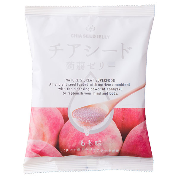 若翔 チアシード蒟蒻ゼリー もも味 10個×12袋入|お菓子 ゼリー 果汁 こんにゃくゼリー ピーチ 桃｜永久不滅ポイント・UCポイント交換の「STOREE SAISON（ストーリー セゾン）」