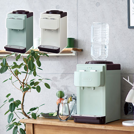 Toffy ウォーターサーバー「卓上型温冷両用タイプ」 ペールアクア K-WS2-PA｜永久不滅ポイント・UCポイント交換の「STOREE SAISON（ストーリー セゾン）」