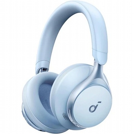 Anker アンカー ワイヤレスヘッドホン Soundcore Space One ブルー Bluetooth 5.3 ノイズキャンセリング ...